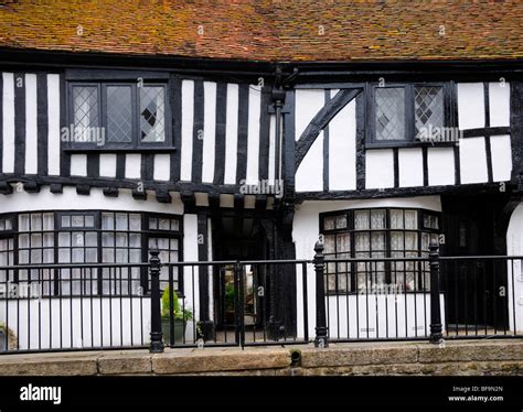 Hastings East Sussex England Uk Half Timbered House Facade At 102