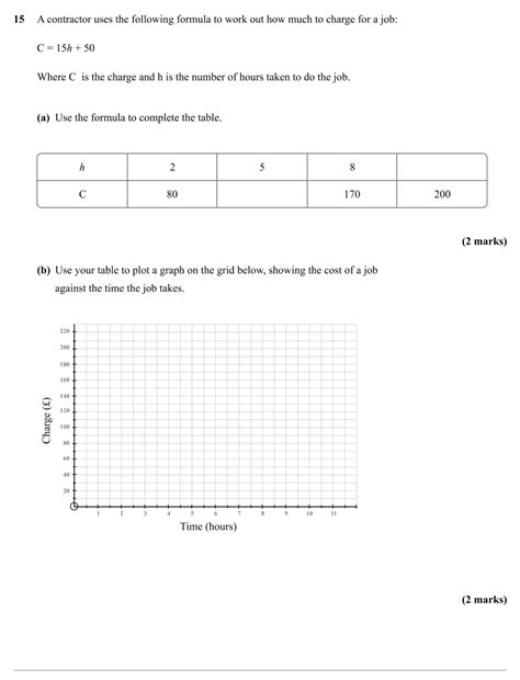 Year 7 Maths Test With Answers And Mark Scheme