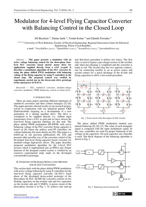 Pdf Modulator For 4 Level Flying Capacitor Converter With Balancing Control In The Closed Loop