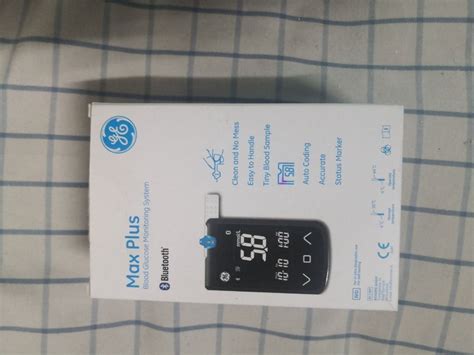 Bionime GE Max Plus Blood Glucose Monitoring System, Health & Nutrition ...