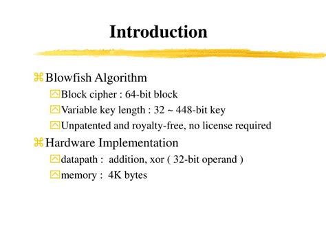 PPT A Hardware Implementation Of The Blowfish Cipher PowerPoint