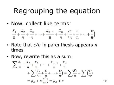 Arithmetic Of Random Variables Adding Constants To Random
