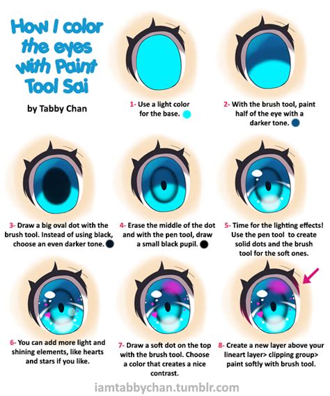 Eye Color Tutorial By Iamtabbychan On DeviantArt