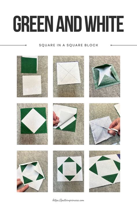 Beginner Square In A Square Exploding Quilt Block Tutorial Pattern Princess