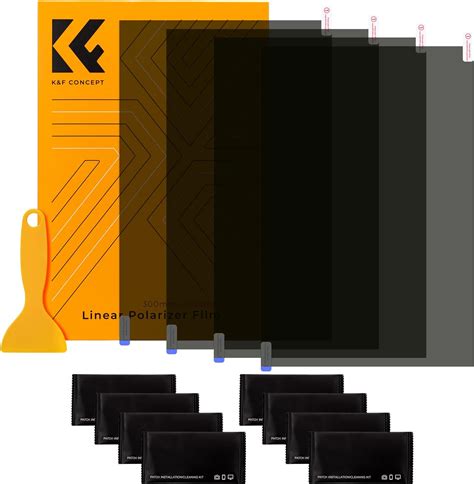 Neewer 2pcs Linear Polarizing Film With 0° Line High Transmission Cuttable A4 83 Neewer 2pcs Linear Polarizing Film With 0° Line High Transmission Cuttable A4 83