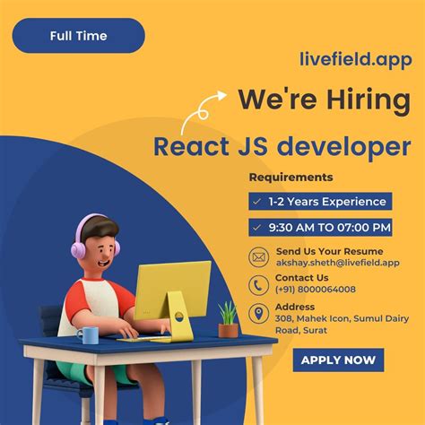 Akshay Sheth On Linkedin We Are Looking For React Js Developer