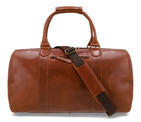 Buckle And Seam Willow Dot Weekender Cognac Buy Bags Purses