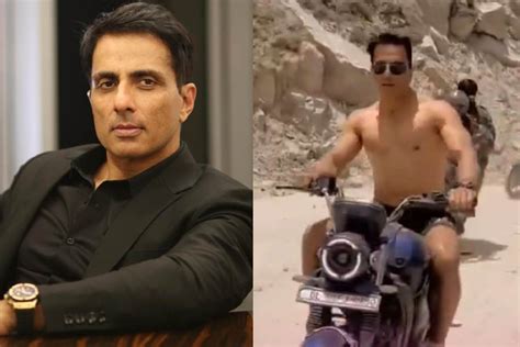 Sonu Sood Viral Video Of Sonu Sood Riding Bike Shirtless In Spiti Valley May Have Been Shot In