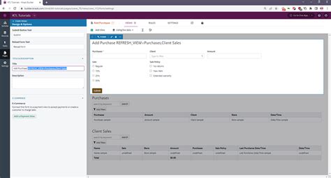 table form refresh get answers knack community forum