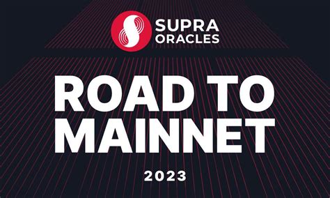 supraoracles releases roadmap to mainnet while starting 550 signed