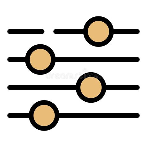 Filter Search Option Icon Vector Flat Stock Illustration Illustration Of Magnifier Option