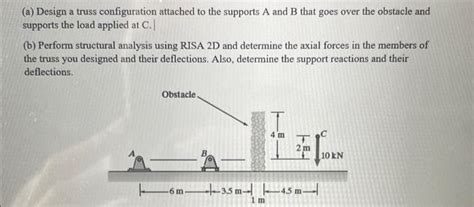 Solved A Design A Truss Configuration Attached To The