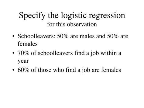 Ppt Logit Model Logistic Regression And Log Linear Model A