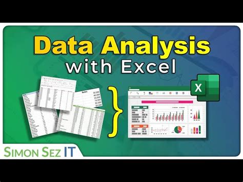Free Video Introduction To Data Analysis With Excel From Simon Sez IT Class Central