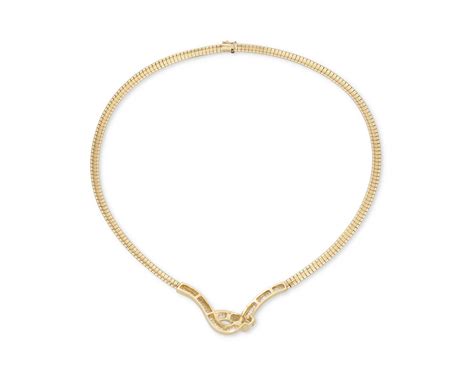 Lot A Diamond Loop Necklace