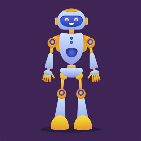 Robot Chat Bot Neural Network Ai Servers And Robots Technology Set Of Cute Robot Ai Character