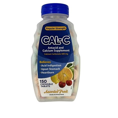 Cal C Calcium Fruit Chew Tab 150s Dermame