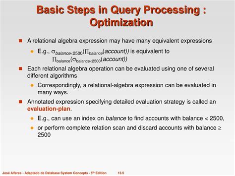 PPT Chapter 13 Query Processing PowerPoint Presentation Free