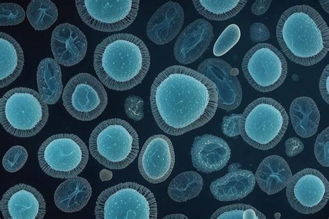 Bacterium Cells Viewed Under A Microscope Generative Ai Premium Ai Generated Image