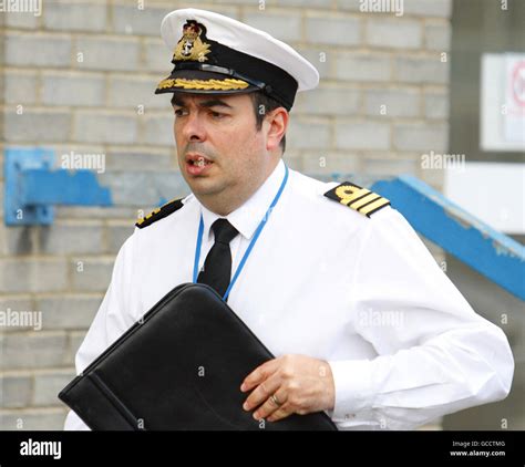 Royal Navy Commander Steven Drysdale Leaves The Courts Martial Building