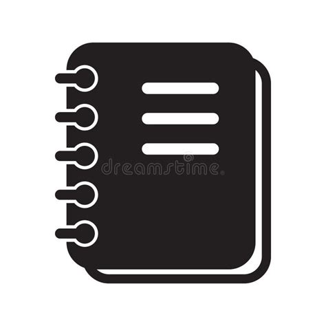 Notepad Icon With Pencil In A Circle With Shadow Flat Style Vector