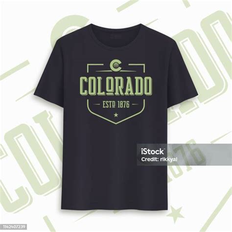 콜로라도 주립 그래픽 티셔츠 디자인 타이포 그래피 인쇄 벡터 일러스트입니다 0명에 대한 스톡 벡터 아트 및 기타 이미지 0명 T 셔츠 고급 Istock