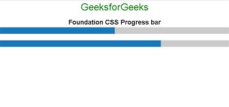 基础 CSS 进度条 码农参考