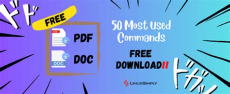 50 Most Used Linux Commands Free Pdf Download