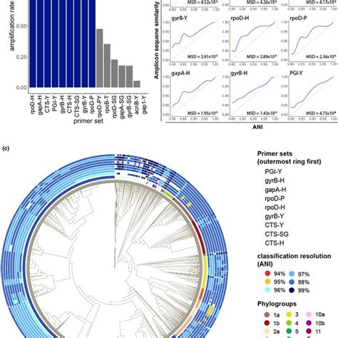 Results Of Amplicon‐based Classification Tests A Proportion Of