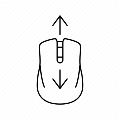 Mouse Scroll Computer Cursor Mobile Web Page Icon Download On