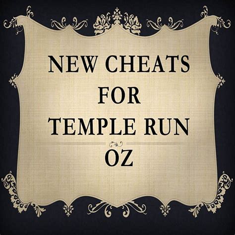 New Cheats For Temple Run Oz App On Amazon Appstore