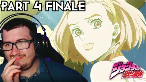 Jojo Part 4 Finale Reaction Episodes 37 39 Goodbye Morioh Youtube