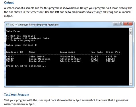 Solved Programming Assignment Employee Payroll Write A