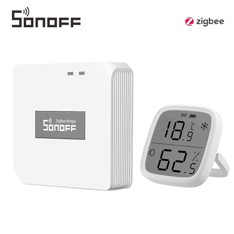 SONOFF SNZB D Zigbee Smart Indoor WiFi Monitor Remote Temp Humidity Sensor With ZBBridge P