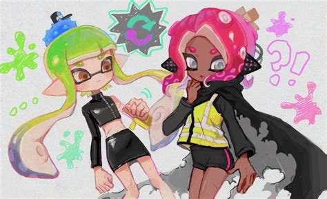 Agent Agent And C Q Cumber Splatoon And More Drawn By Uuurung Danbooru