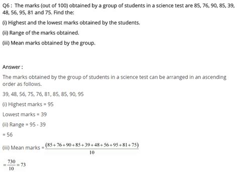 Ncert Solutions For Class 7 Maths Chapter 3 Data Handling