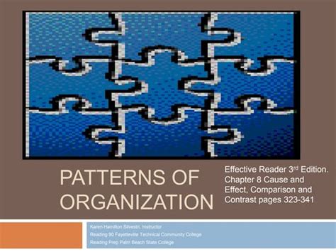 Patterns Of Organization Pptx Medical Health