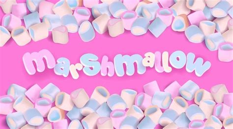 Cute Marshmallow Background