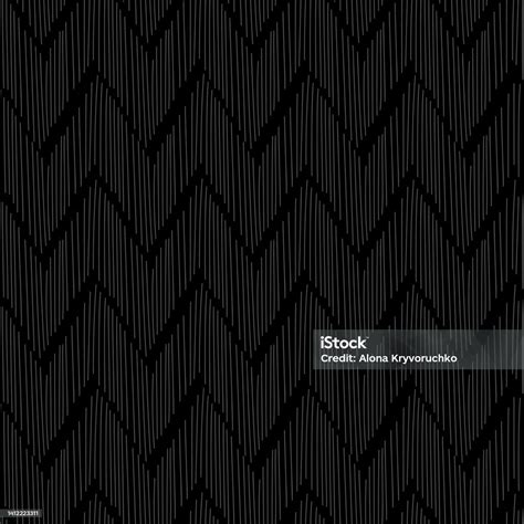 벡터 일러스트레이션 손으로 그린 기하학적 패턴 흑백 추상적 배경 배경 줄무늬 쉐브론 우아한 지그재그 스트로크 반복되는 기하학적 질감 기하학적 모양 분배자 갈매기표 수장에