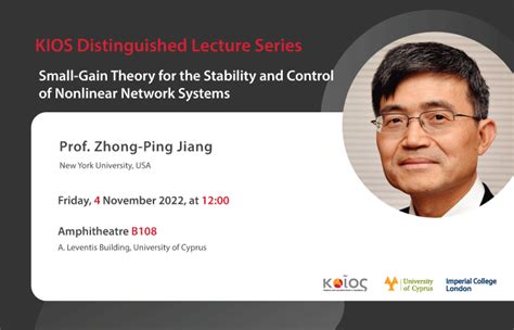 Distinguished Lecture By Prof Zhong Ping Jiang Kios