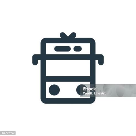 교통 개념에서 기차 아이콘 벡터 열차 편집 가능한 스트로크의 얇은 선 그림입니다 웹 및 모바일 앱 로고 인쇄 미디어에 사용할 선형 표지판을 교육합니다 객차에 대한 스톡 벡터