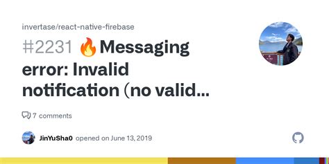 🔥messaging error invalid notification no valid small icon · issue 2231 · invertase react