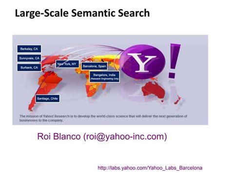 Large Scale Semantic Search Ppt