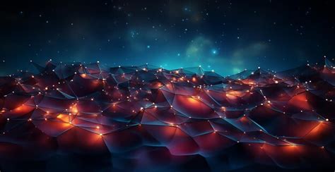 premium ai image an abstract pattern digital with colorful dots or