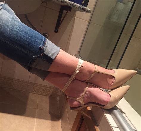 Tied Up In High Heels Im Tied Up To Her Feet Flickr