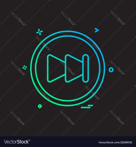 user interface button icon design royalty free vector image