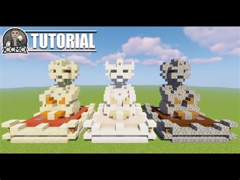 Minecraft Buddha Statue Tutorial Video YouTube Idee Costruzione