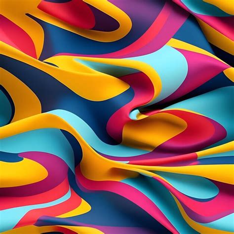 Premium Photo Abstract Background With Colorful Wavy Pattern