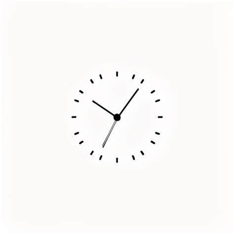 Premium Vector Minimal Clock Icon Vector