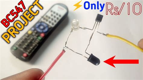 Simple Electronic Project Using Bc547 Transistor How To Make Ir Infrared Remote Tester Using
